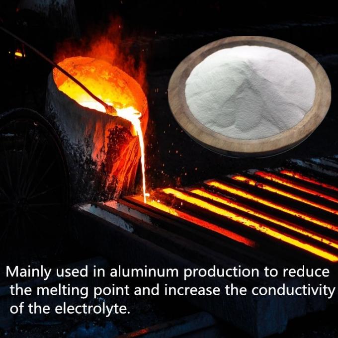 Fluoreto de alumínio puro para reduzir a temperatura de derretimento do ...